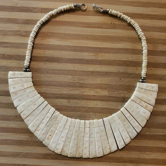 Jewelry | Vintage Tribal Bone Necklace | Poshmark